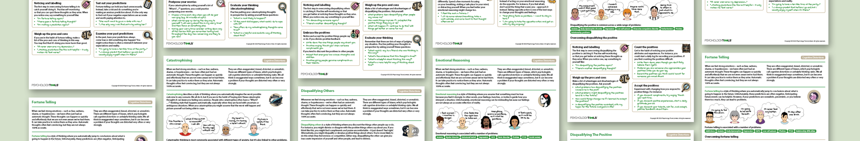 Cognitive Distortions: Unhelpful Thinking Habits | Psychology Tools