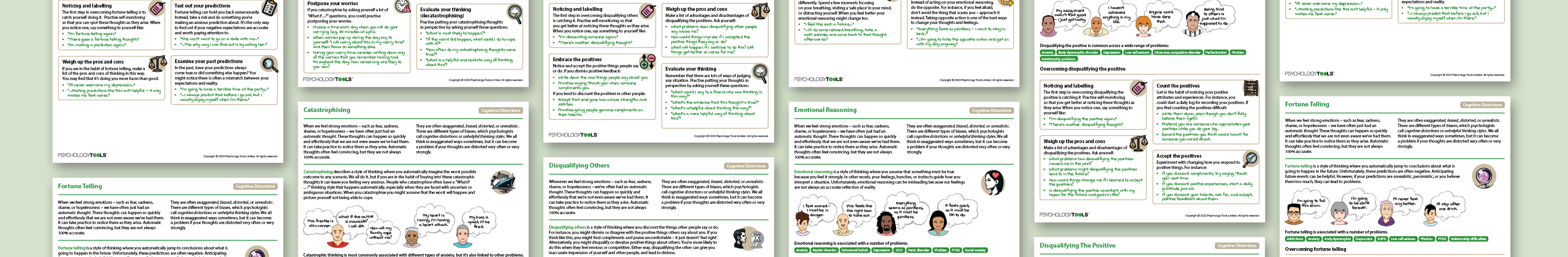 Cognitive Distortions: Unhelpful Thinking Habits | Psychology Tools