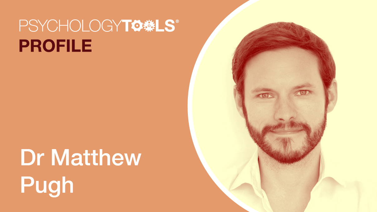 Profile: Dr Matthew Pugh Talks Chairwork In CBT | Psychology Tools