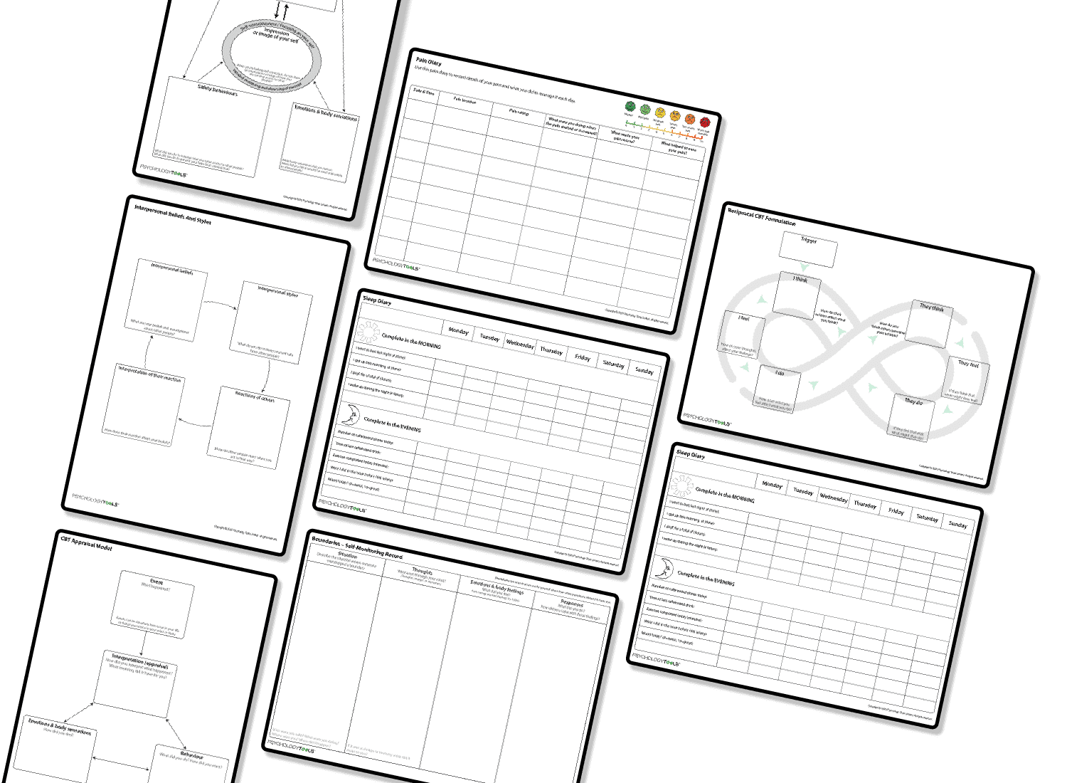 Worksheets | Psychology Tools